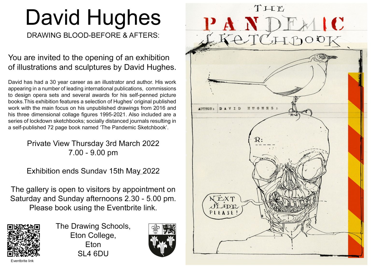David Hughes: Drawing Blood-Before & Afters Exhibition - Eton Arts